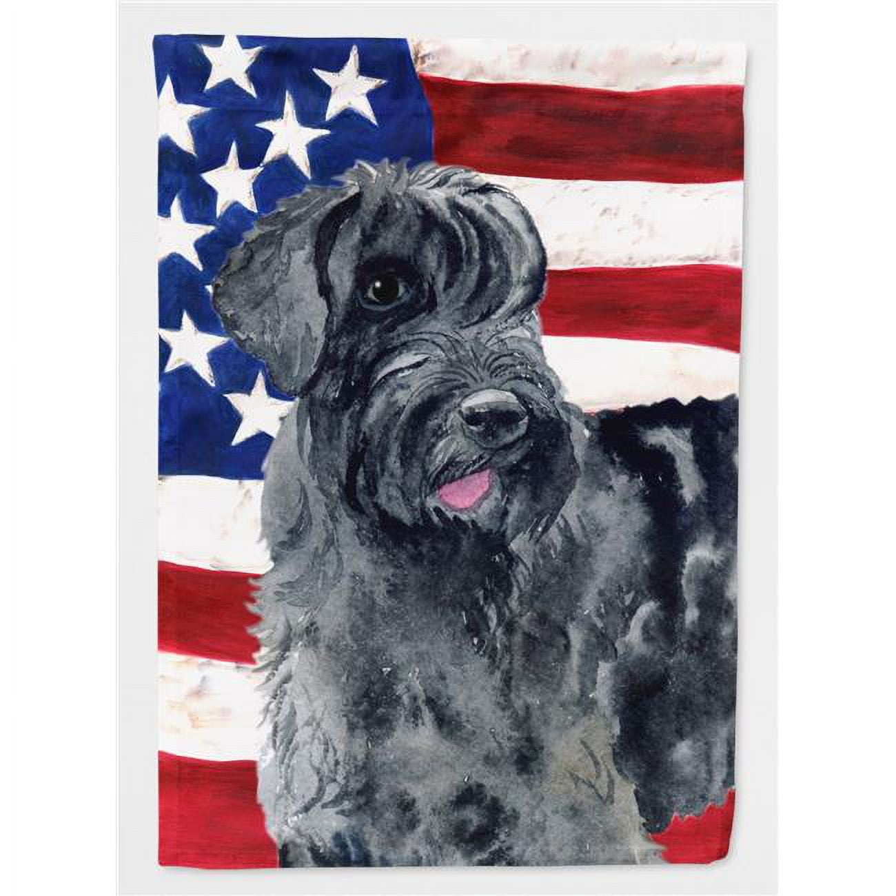 Giant Schnauzer Patriotic Flag Canvas House Size - Walmart.com