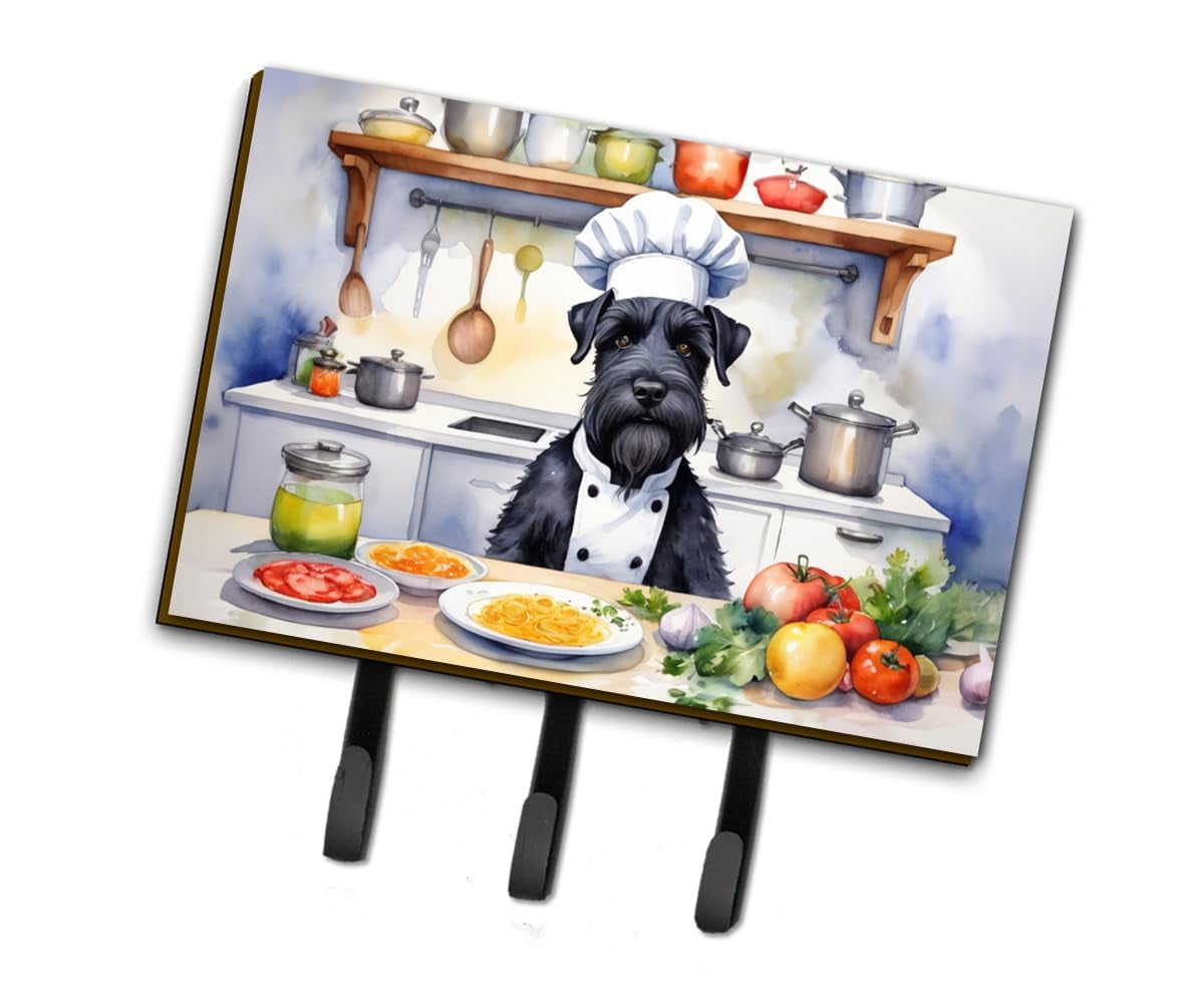 Giant Schnauzer The Chef Leash or Key Holder 6 in x 9 in - Walmart.com