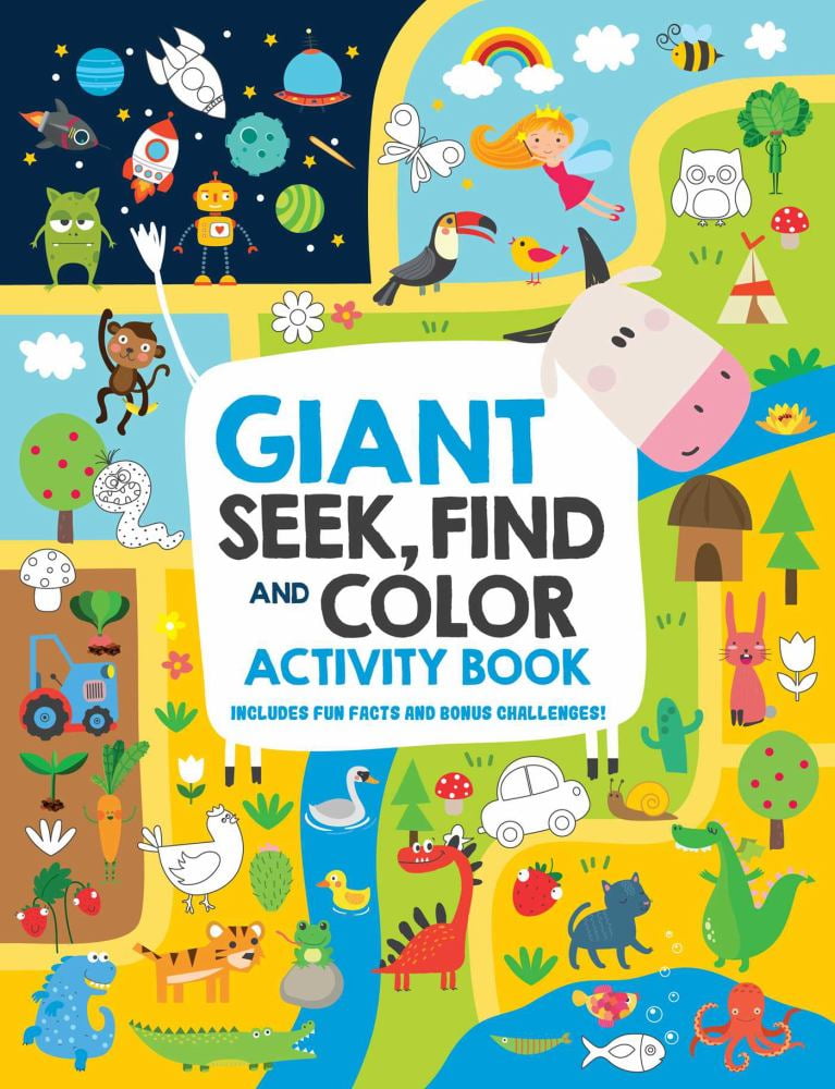 HAPPY CLOROPHYL EDITIONS: Giant Seek, Find, and Color Activity Book ...