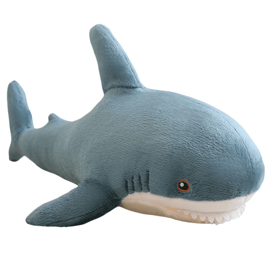 Giant Shark Stuffed Animal-23.6 Inch Soft Shark Plush Cushion Pillow ...