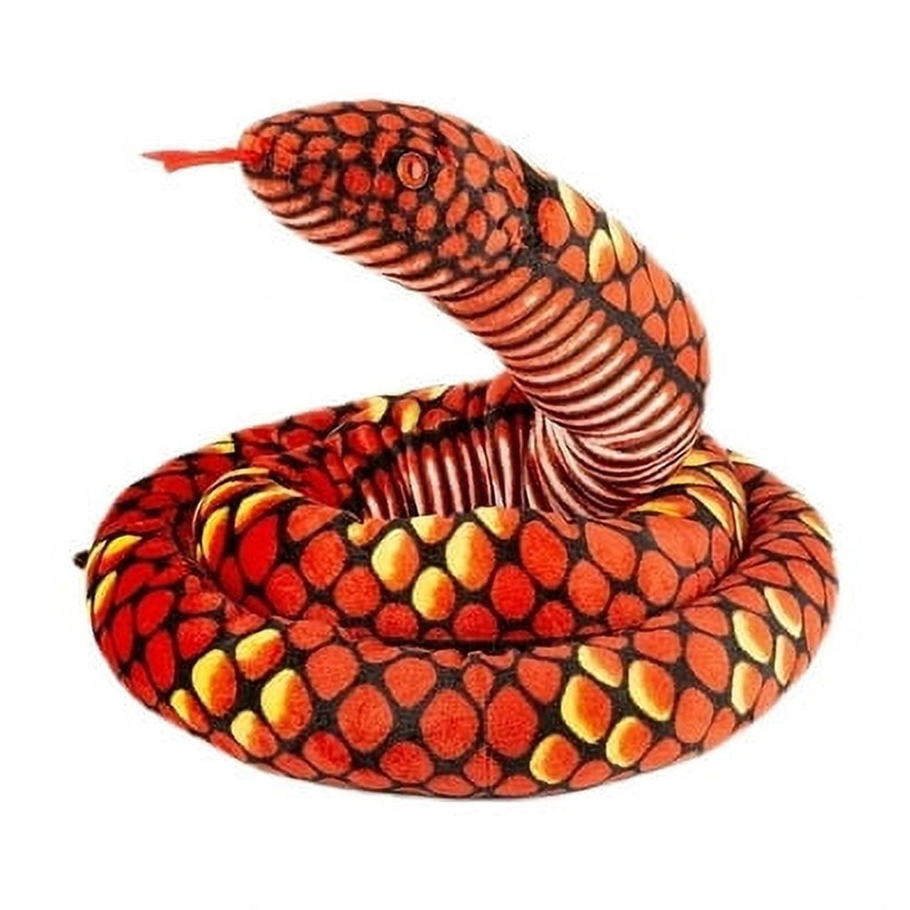 Giant Snake Stuffed Animal, 110 inch(9 Feet) Large Snake Lifelike Jumbo ...