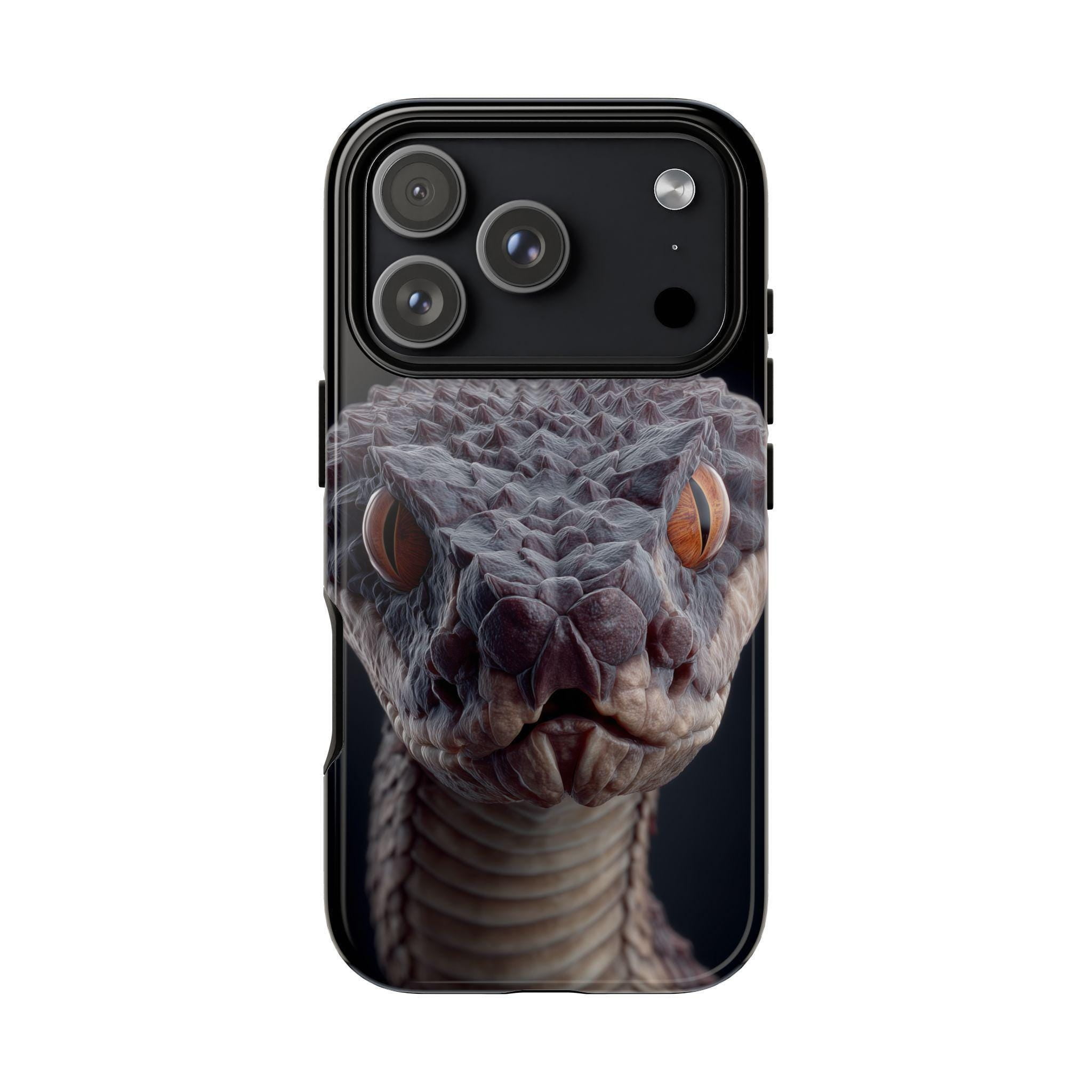Giant Snake Taupe Serpent Color Minimal Creature Phone Case 17 16 15 14 ...