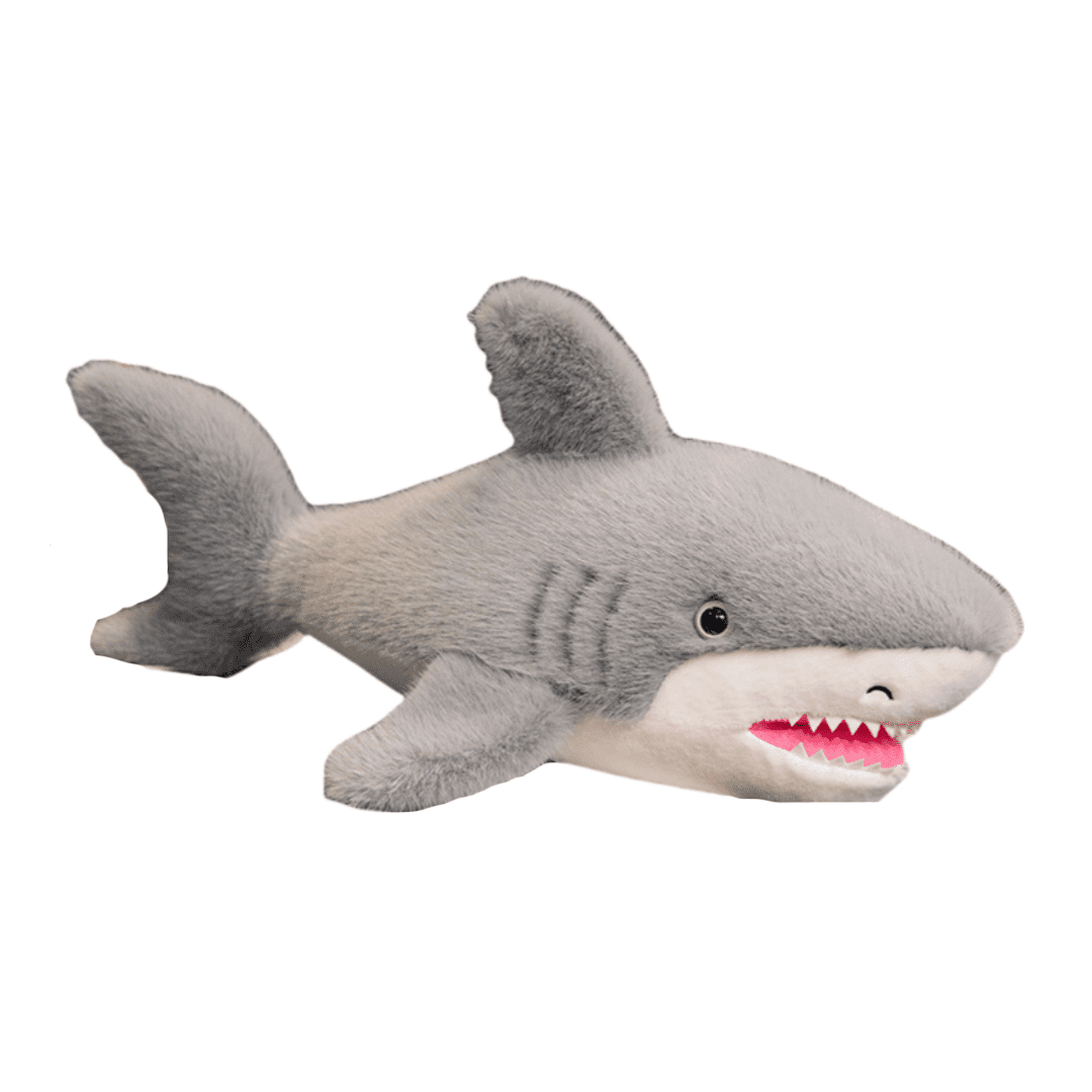 Giant Soft Simulation Cute Shark Plush Toy -27.6 '' Plush Table Stuffed ...