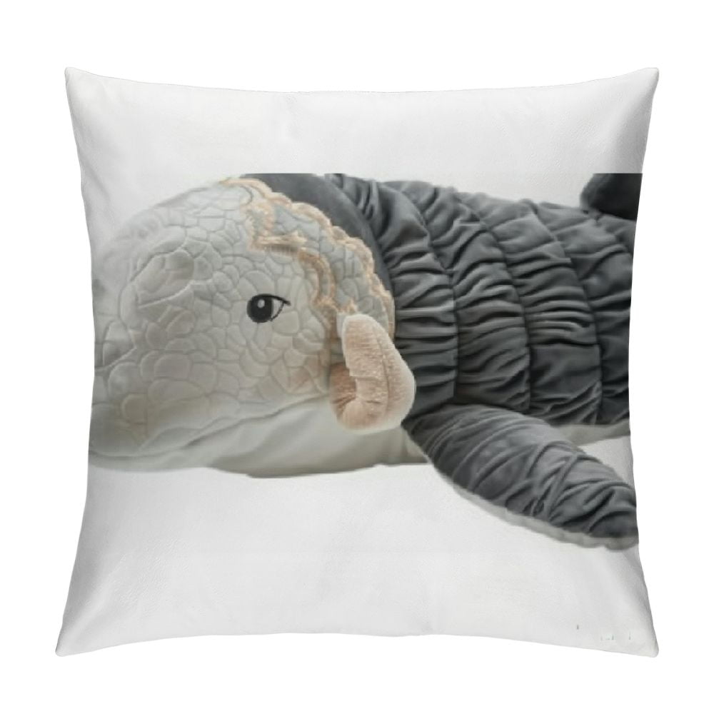 Giant Sperm Whale Stuffed Animal Realistic Gray Whale Plush Toy Large ...
