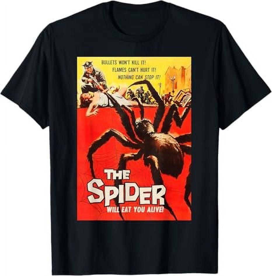 Giant Spider Classic Halloween Monster Poster Horror Movie T-Shirt ...