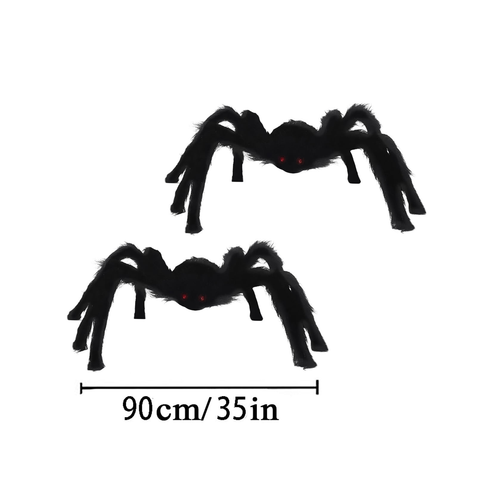 Giant Spider for Halloween Decoration,Hairy Spiders Fake Spiders Plush ...