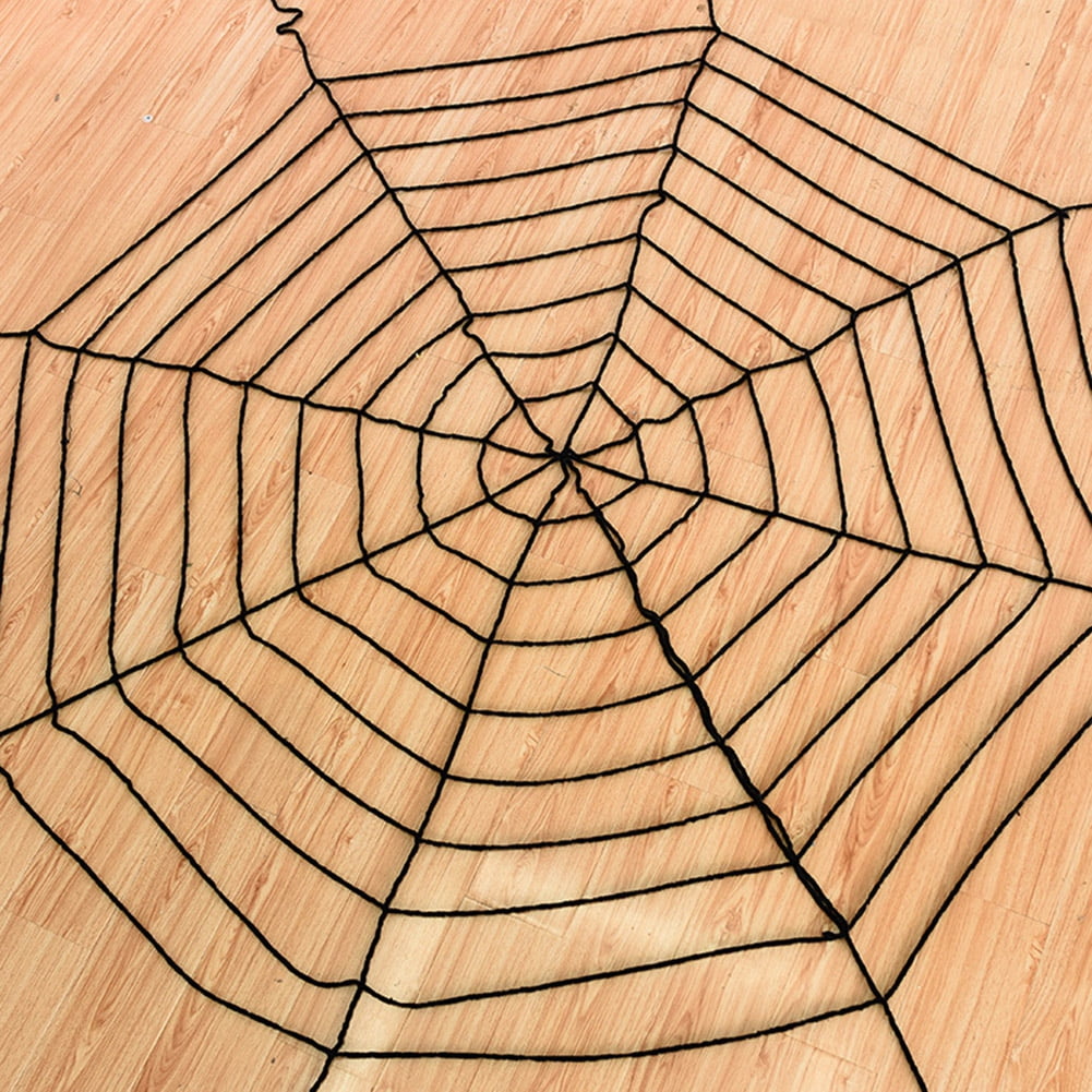 Giant Spider Web Halloween Decorations Outdoor, Halloween Huge Spider Web Stretch Web for Yard ...