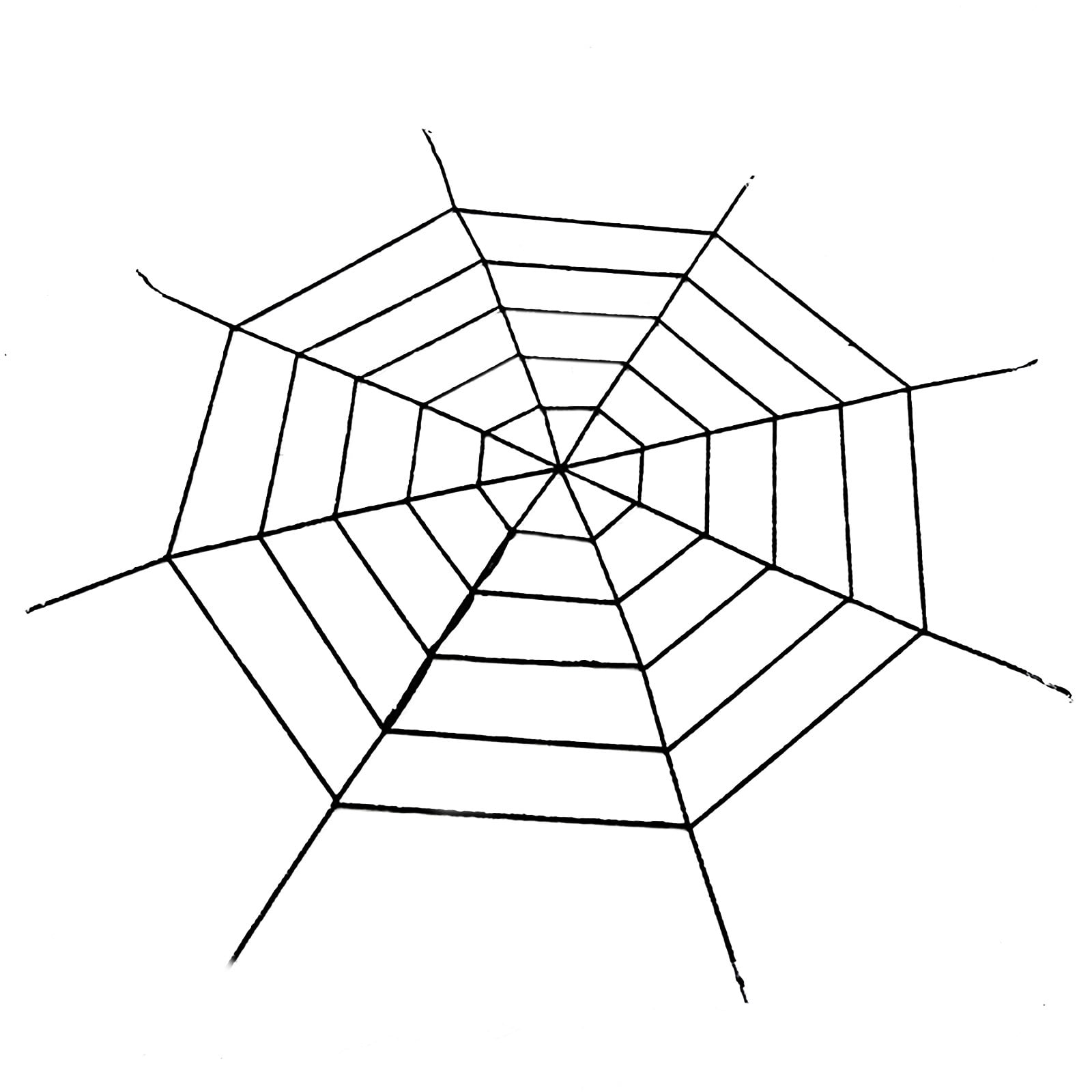 Giant Spider Web Halloween Decorations - Realistic Spider String Rope ...