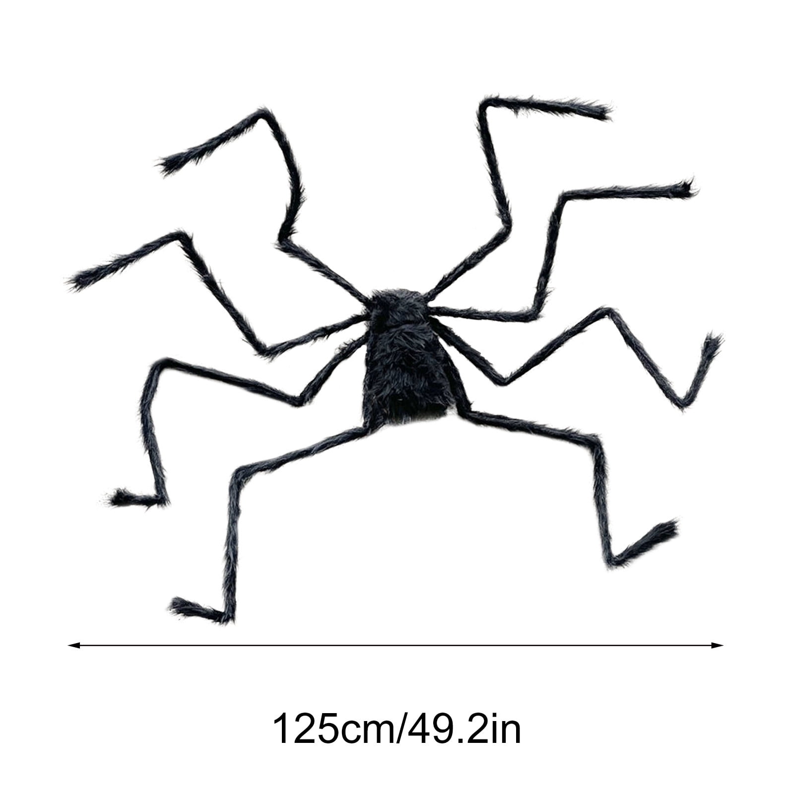 Giant Spiders Halloween Decorations,Hairy Black Spider Big Spiders ...