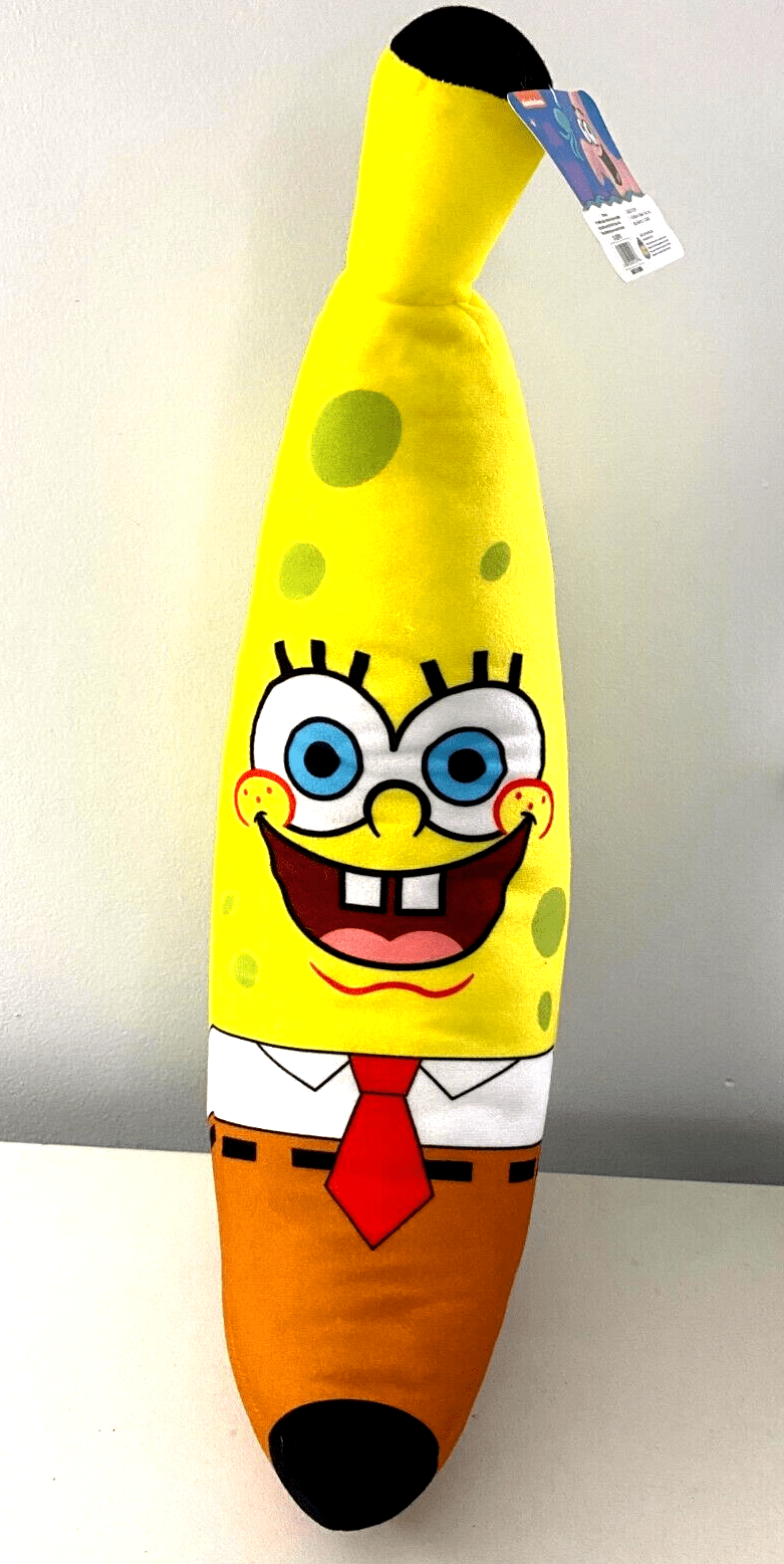 Giant Spongebob Banana Plush Toy 21 inch tall. Soft Official NWT ...