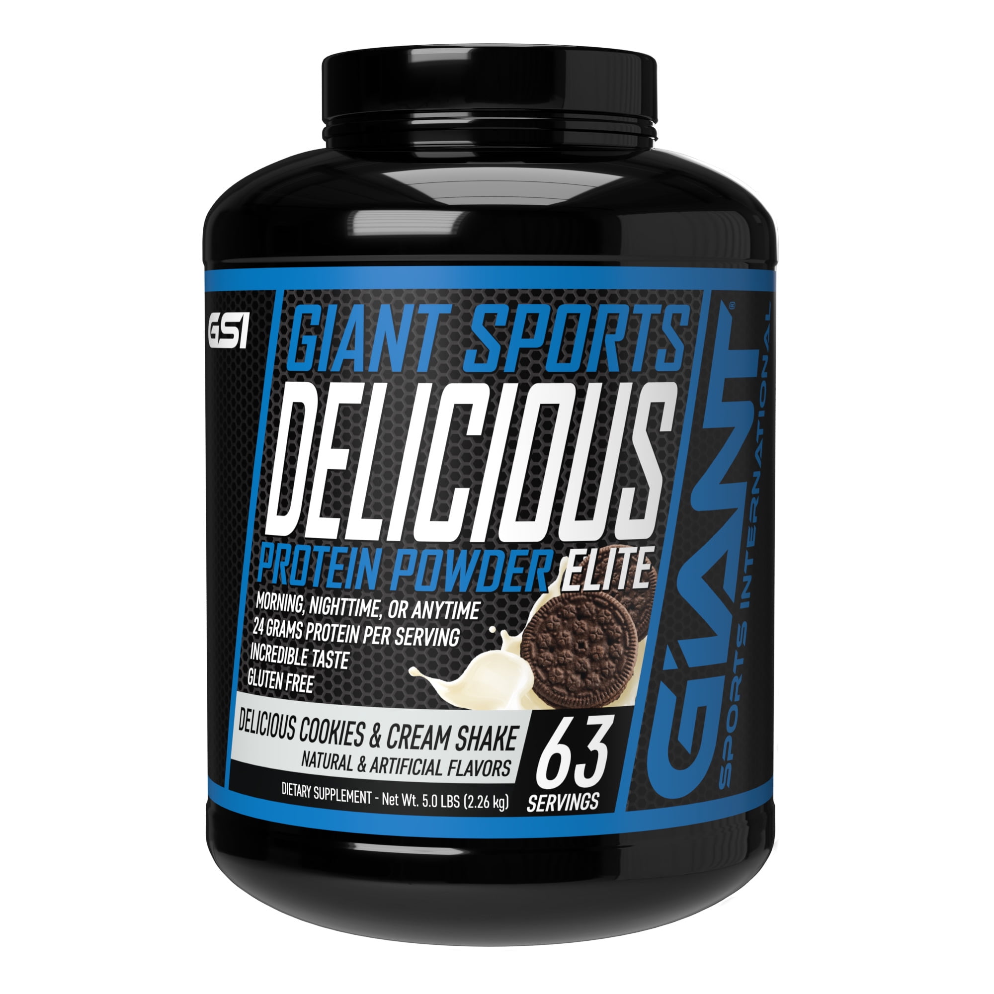 Giant Sports Delicious Elite - 24g of Whey Protein Powder with Muscle ...