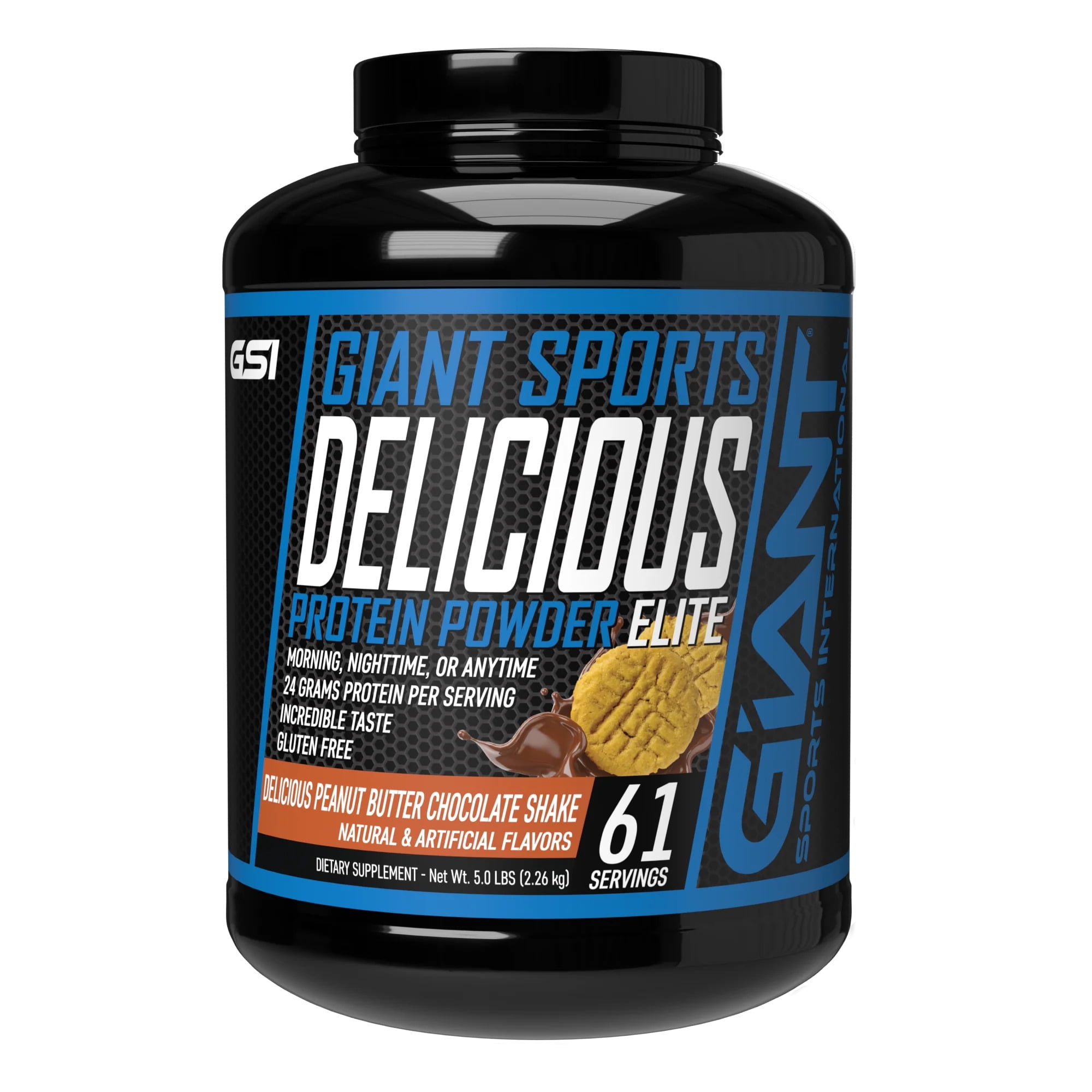 Giant Sports Delicious Elite - 24g of Whey Protein Powder with Muscle ...