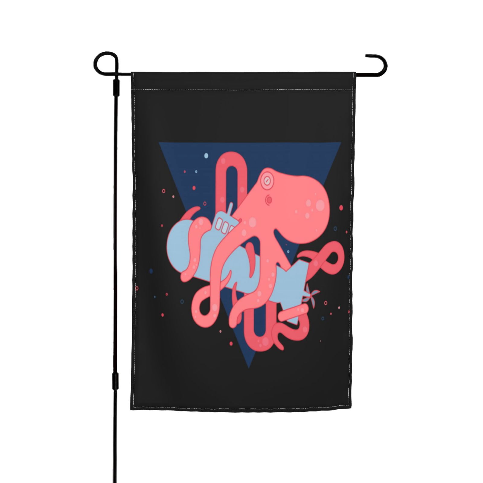 Giant Squid Garden Flag 12x18 Inch, Double Sided Outside Sign Yard Flag ...