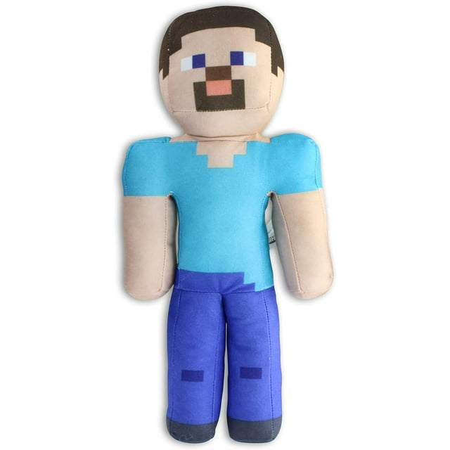 Minecraft Giant Steve Jumbo Size Plushie Stuffed Animal, Soft Big Plush ...