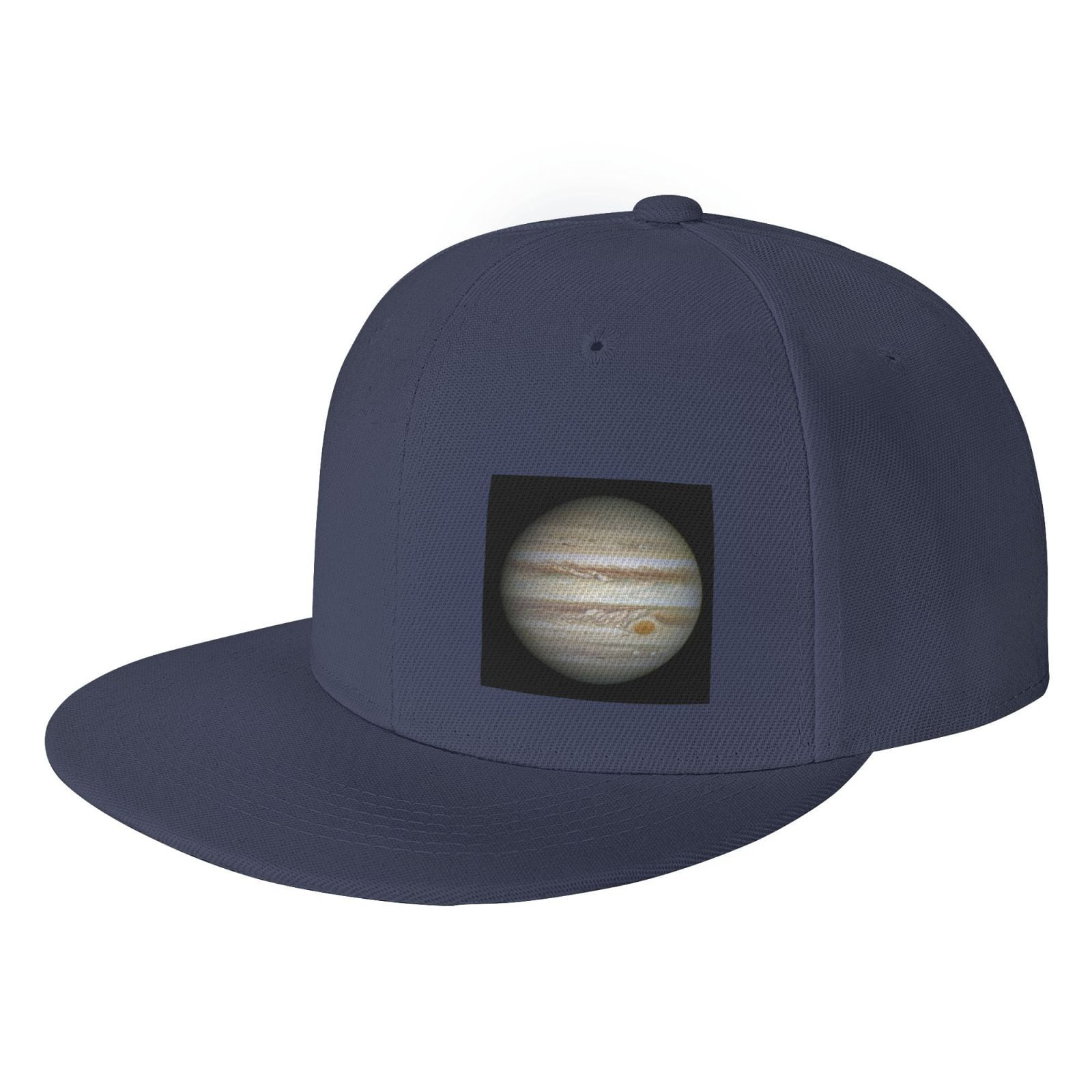 Giant Storm On Jupiter Flat Bill Hats for Men Snapback Skull Skateboard ...