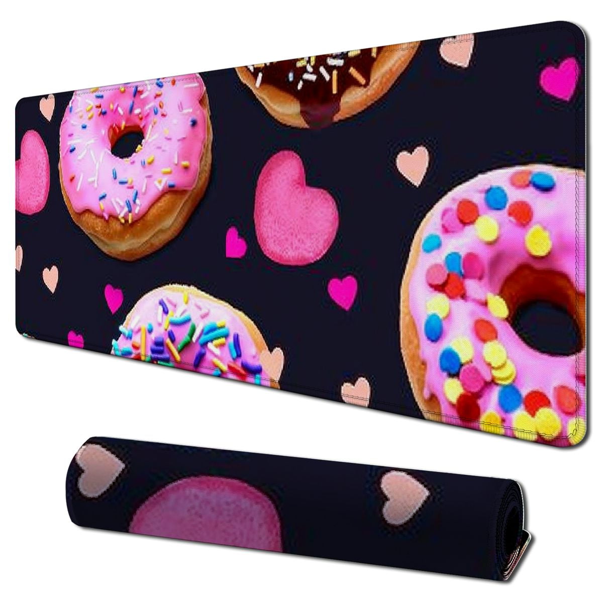 Giant Strawberry Doughnut - Rectangular Mouse Pad - Mouse Pad - Fun ...