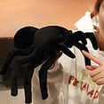 Giant Stuffed Spider Doll, 3D Horror Halloween Black Spider Toy, 4 ...