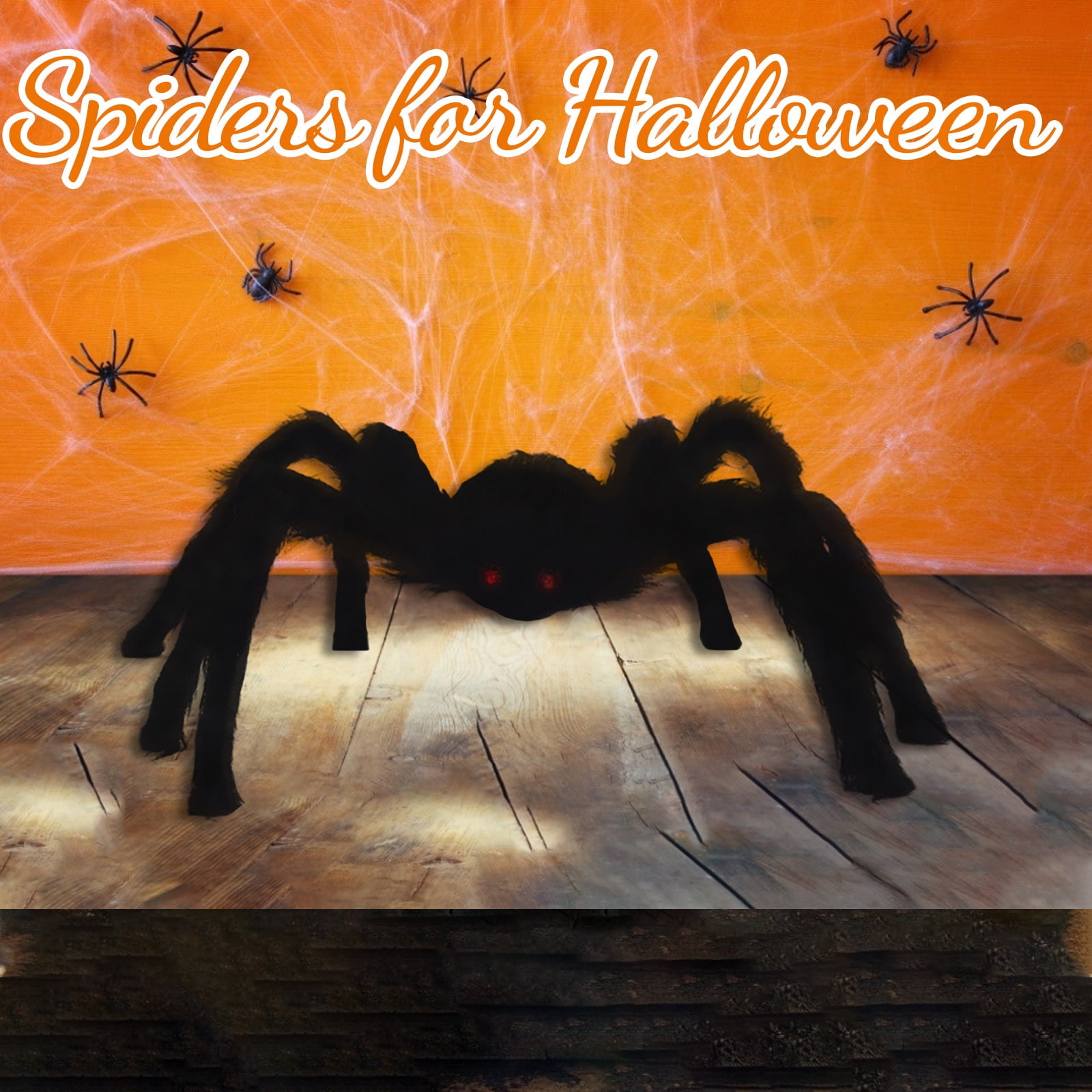 Giant Stuffed Spider Toy ,Huge Realistic Black Spider,Halloween Giant ...