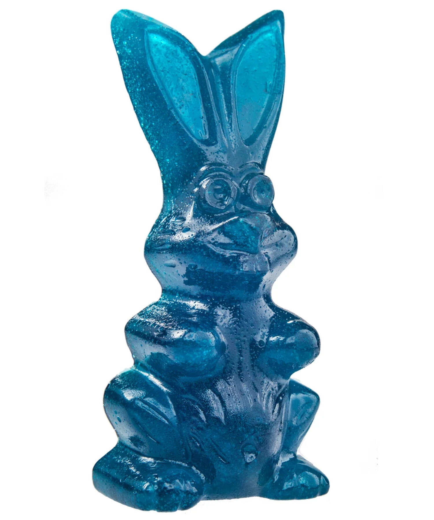 Giant Sweet and Yummy Gummy Bunny Candy, Blue Raspberry - Walmart.com