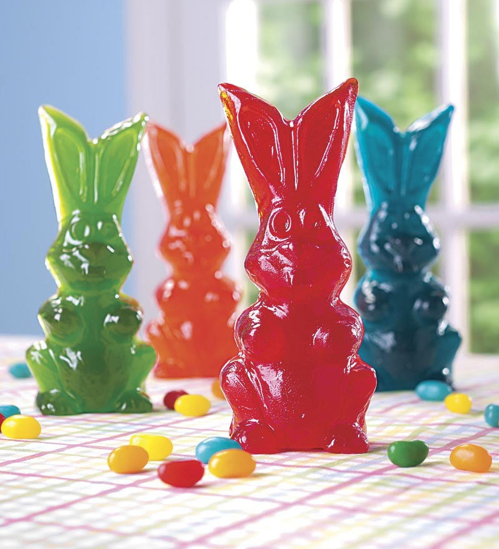 Giant Sweet and Yummy Gummy Bunny Candy, Blue Raspberry - Walmart.com
