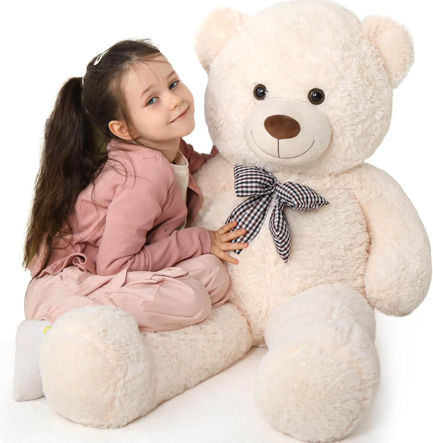 Giant Teddy Bear Big 4 Feet Stuffed Animal Stuffed Bear Baby Shower ...