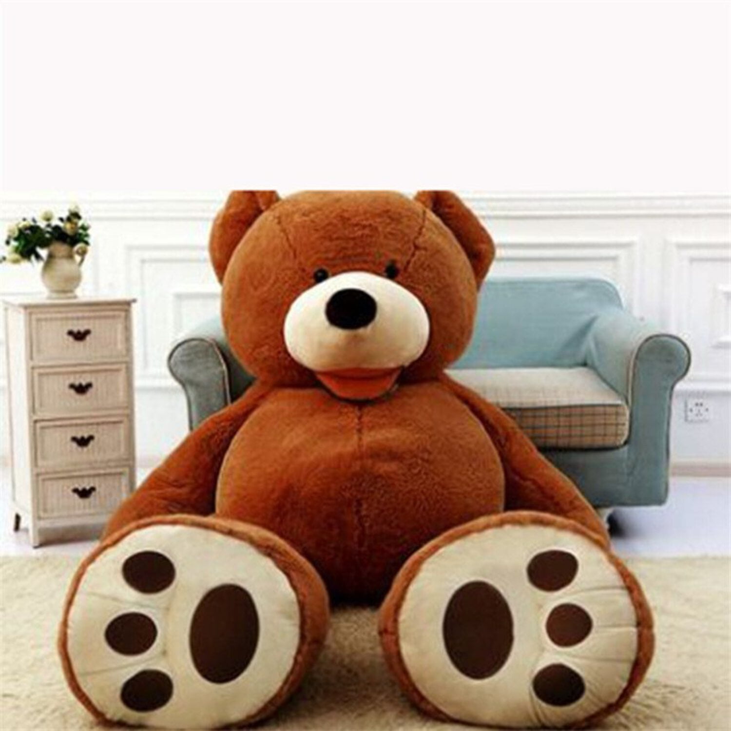 Giant Teddy Bear Plush Toy Huge Soft Toys Leather Shell - Walmart.com