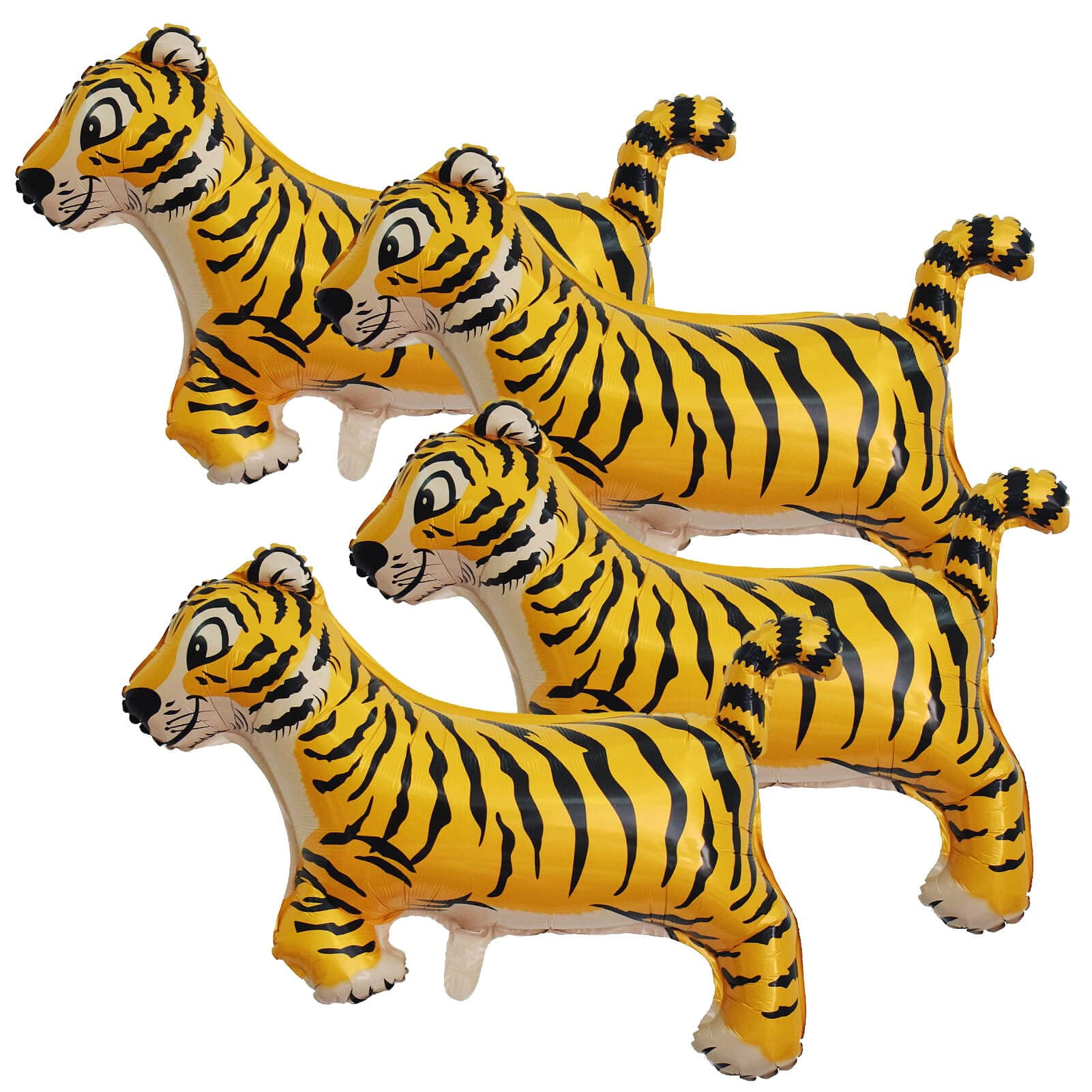 Giant Tiger Balloons 40 Inch Tiger BSL1 Shaped Balloons Woodland Tiger ...