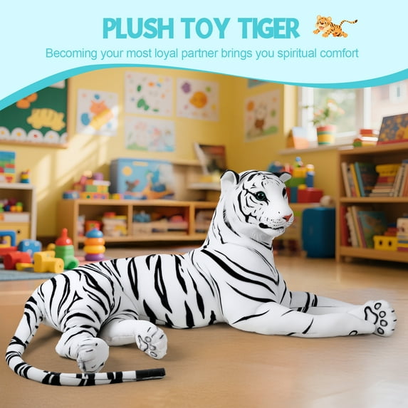 Giant Tiger Pillow, Life Size Tiger Toy, Lifesize Stuffed Animal Doll ...