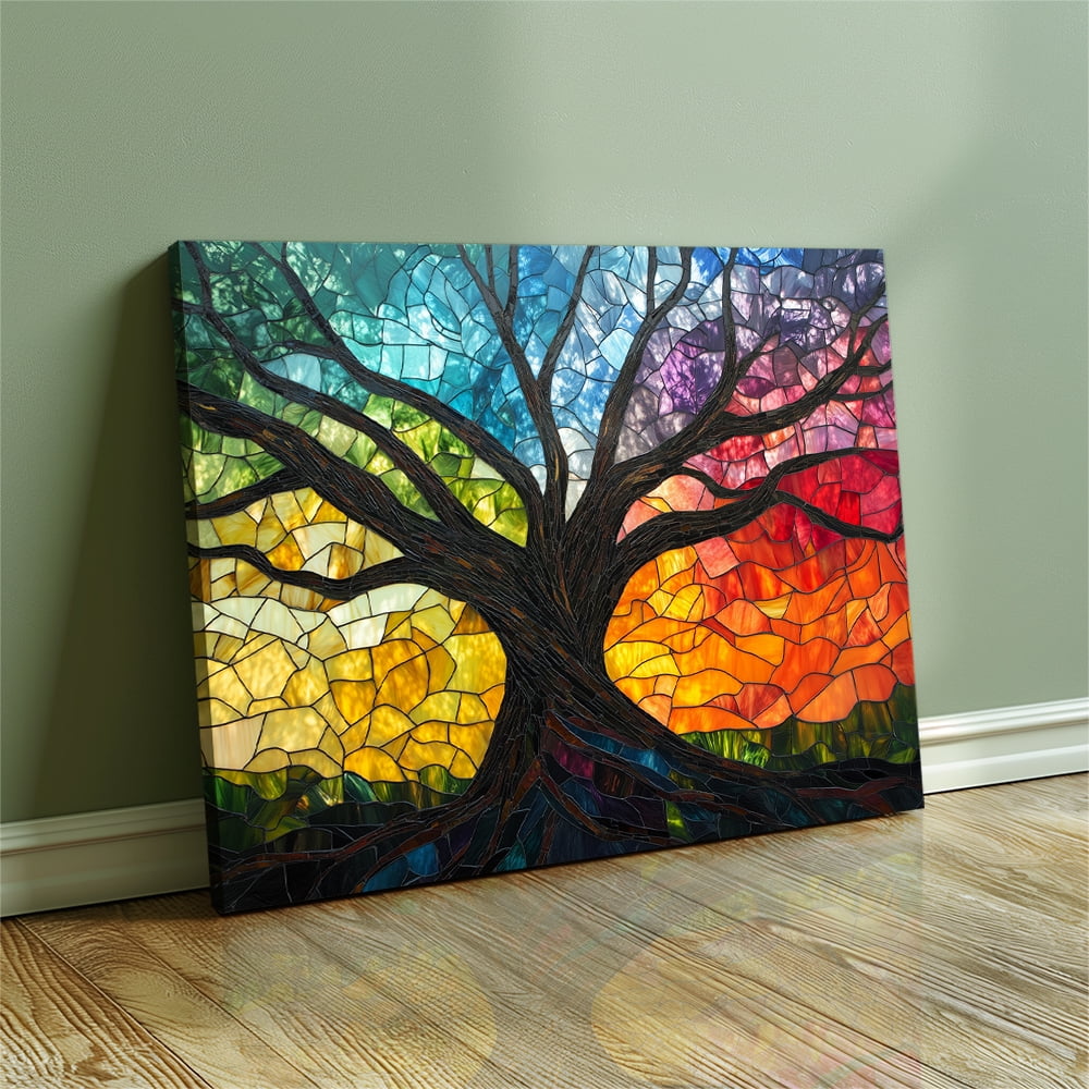 Giant Tree of Life Poster Canvas Print Wall Art Bedroom Room Aesthetics ...