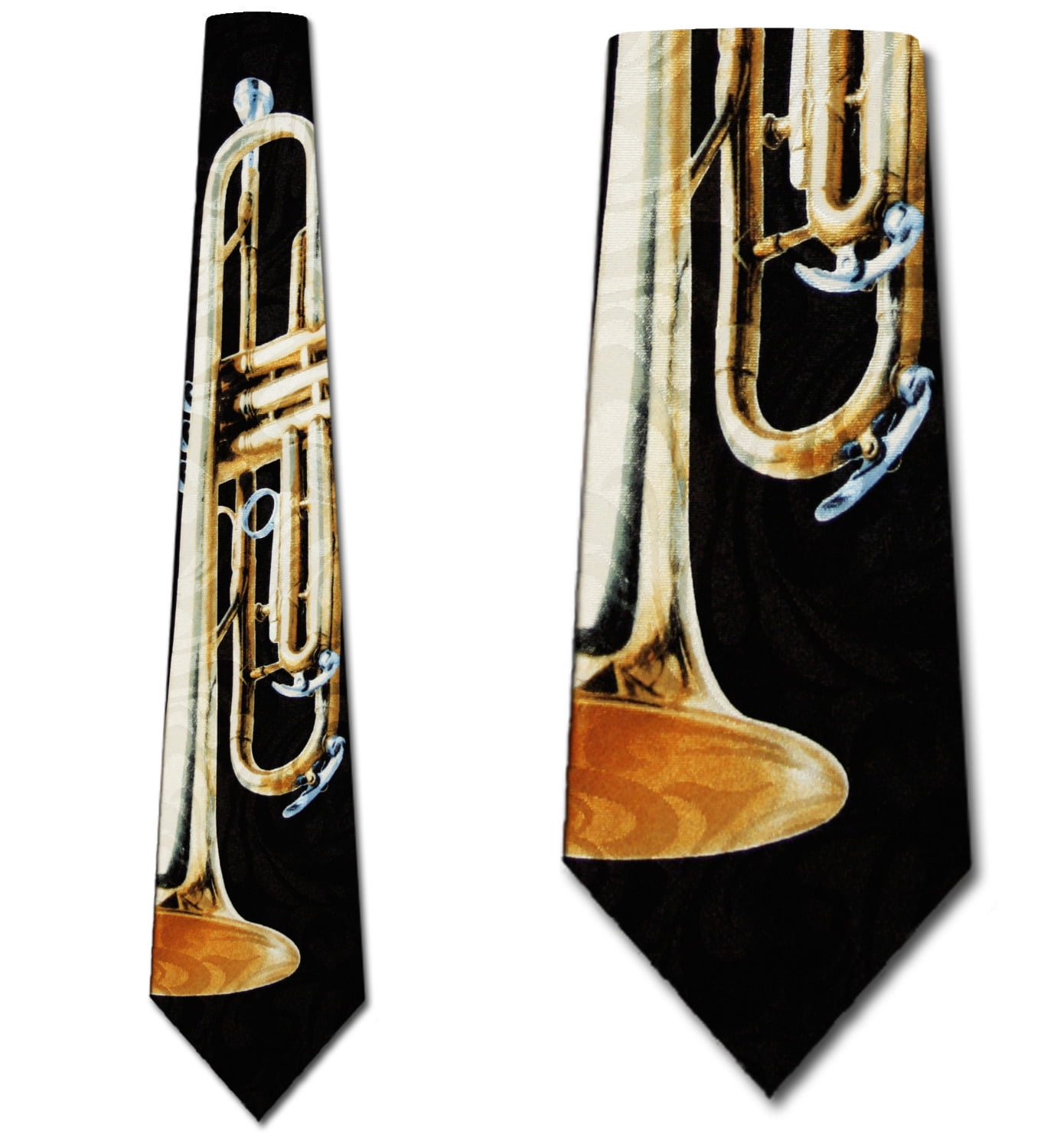 Giant Trumpet (Black) Necktie Mens Tie - Walmart.com