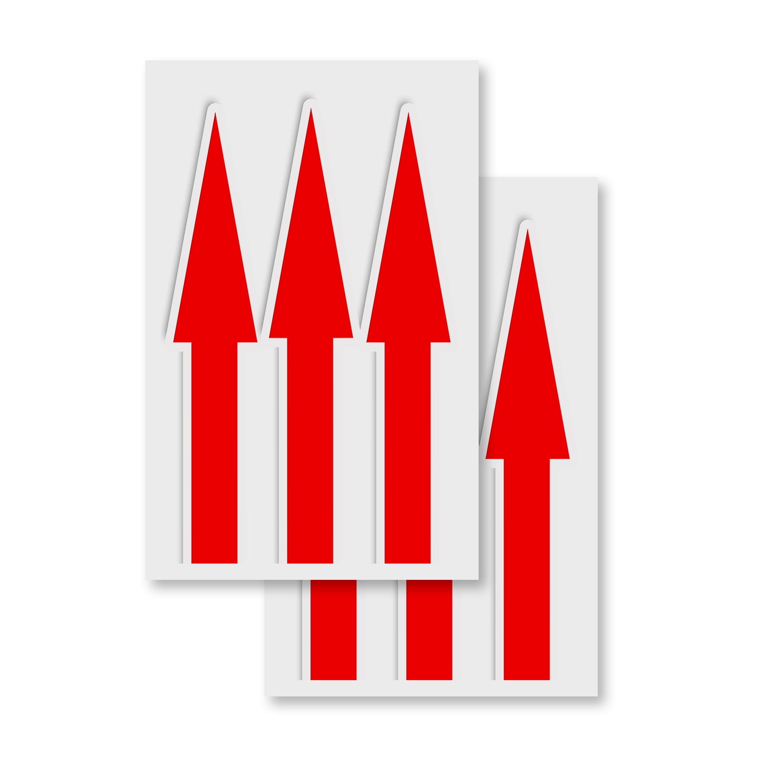 Giant Up Arrow (2-PACK) 24" x 36" Vinyl Decals | Sign Insert Peel & Stick Decals Stickers Window ...