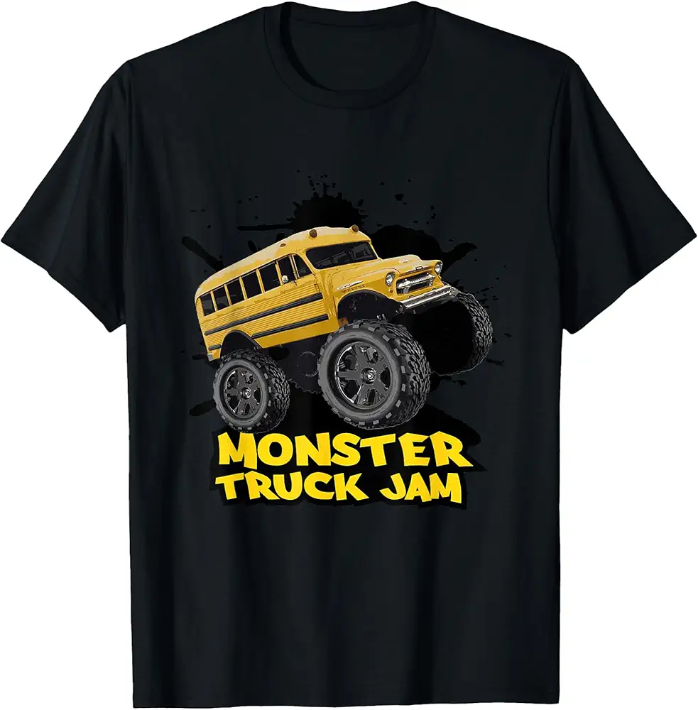 Giant Vehicle School Bus Driving Apparel Teacher Student Unisex T-Shirt ...