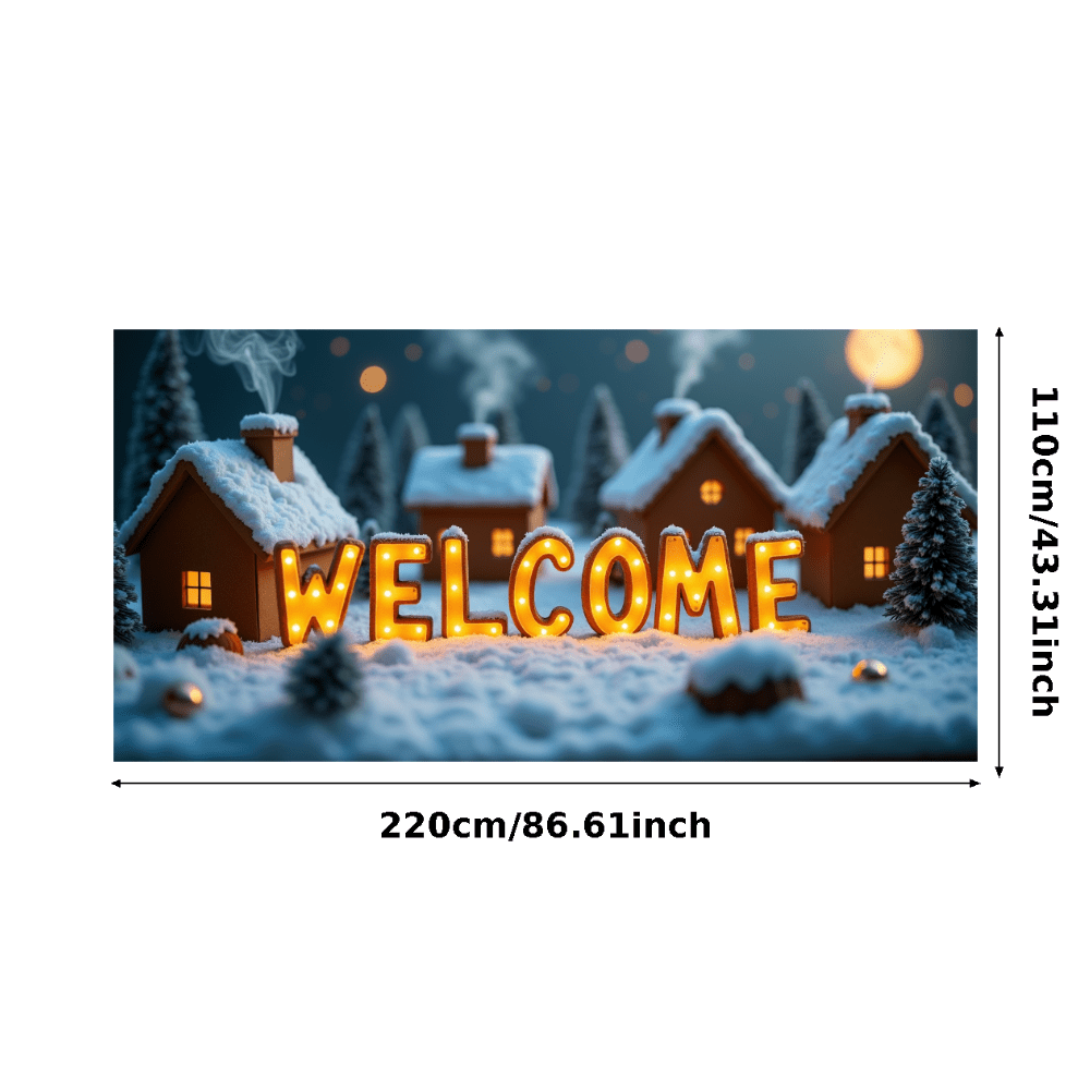 Giant Welcome Banner with Desert Themed Elements Backdrop Party ...