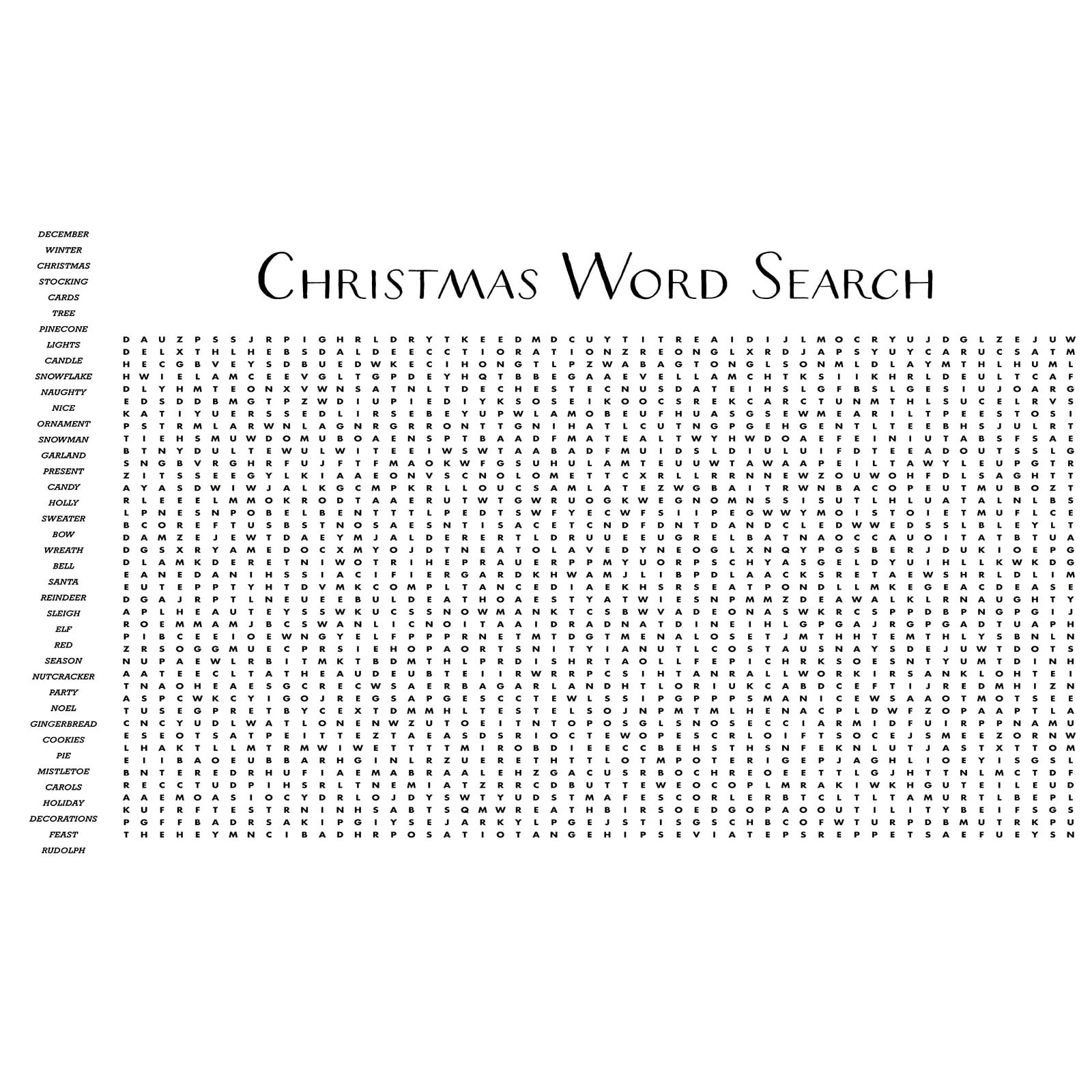 Giant Word Search Poster,Christmas Posters,Search Poster Christmas ...
