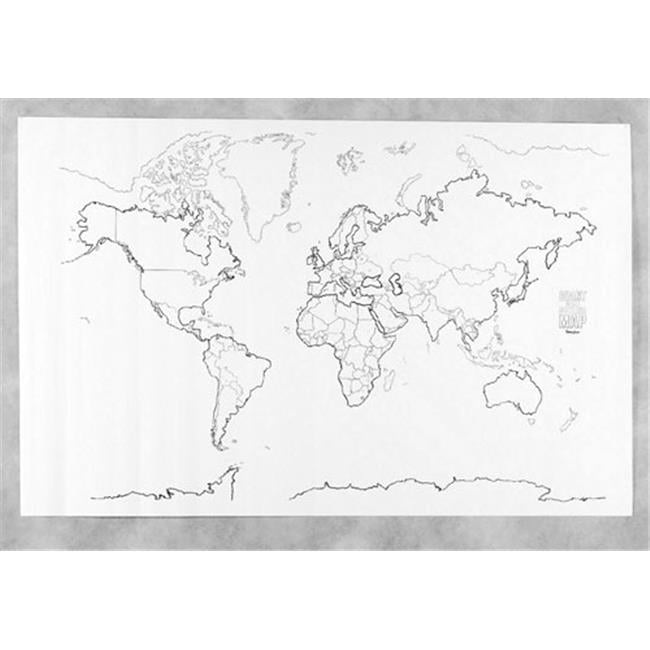 Giant World Map - Walmart.com