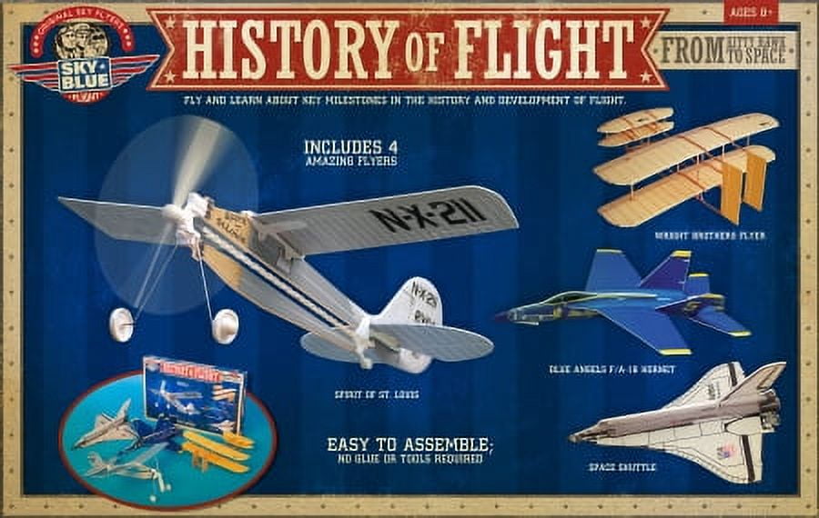 Giant Wright Flyer First Powered Flight DIY Flying Kit with High Speed ...