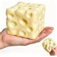 Giant Yellow Squeeze Cheese Squishy -Jumbo Squeeze Luck Cheese Squishy ...
