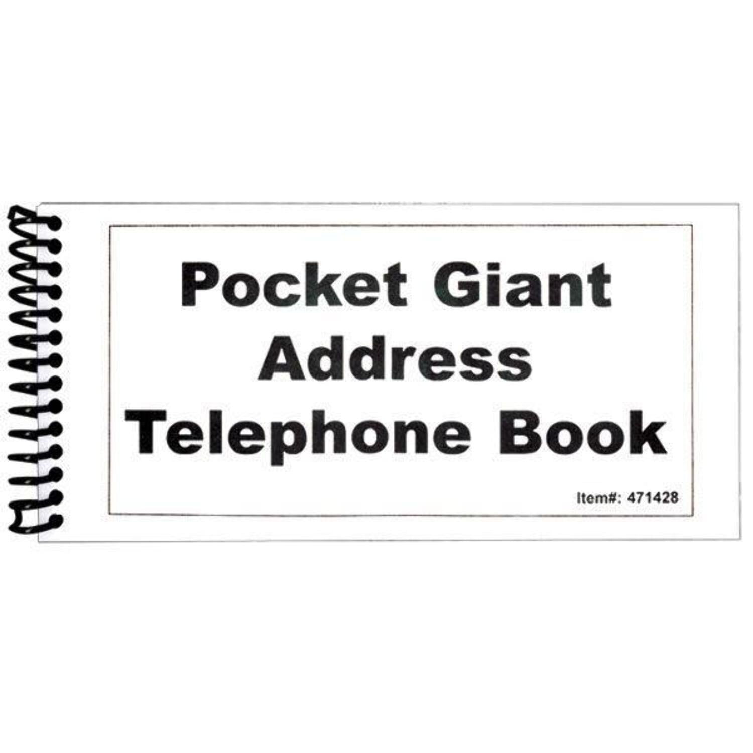 Pocket Giant address and telephone book w/pen - Walmart.com