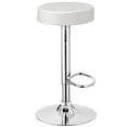 Giantex 1 PC Bar Stool, Modern Swivel Backless Round Barstool, PU ...