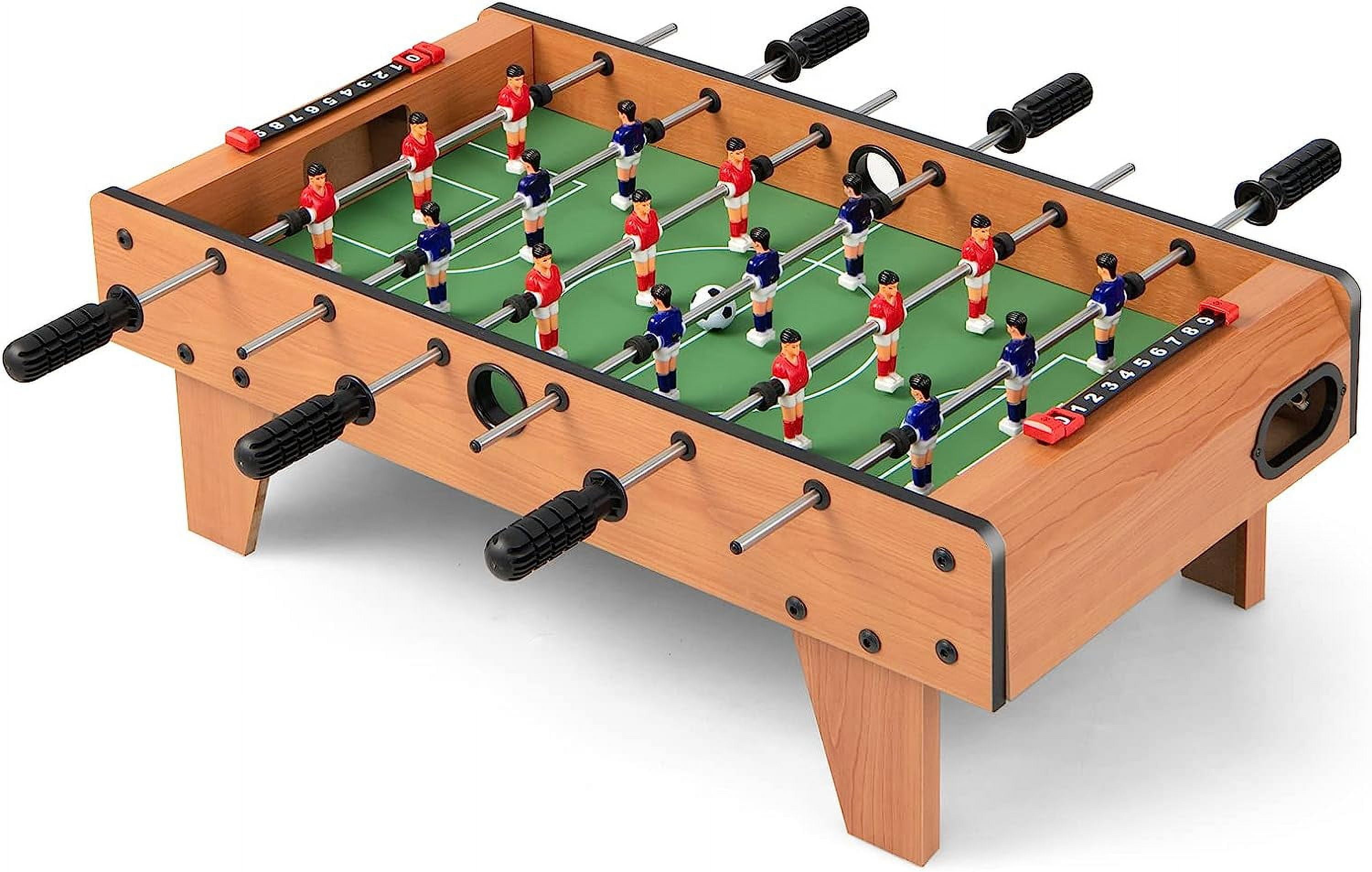 Giantex 27" Foosball Table, Easily Assemble Wooden Soccer Game Table ...