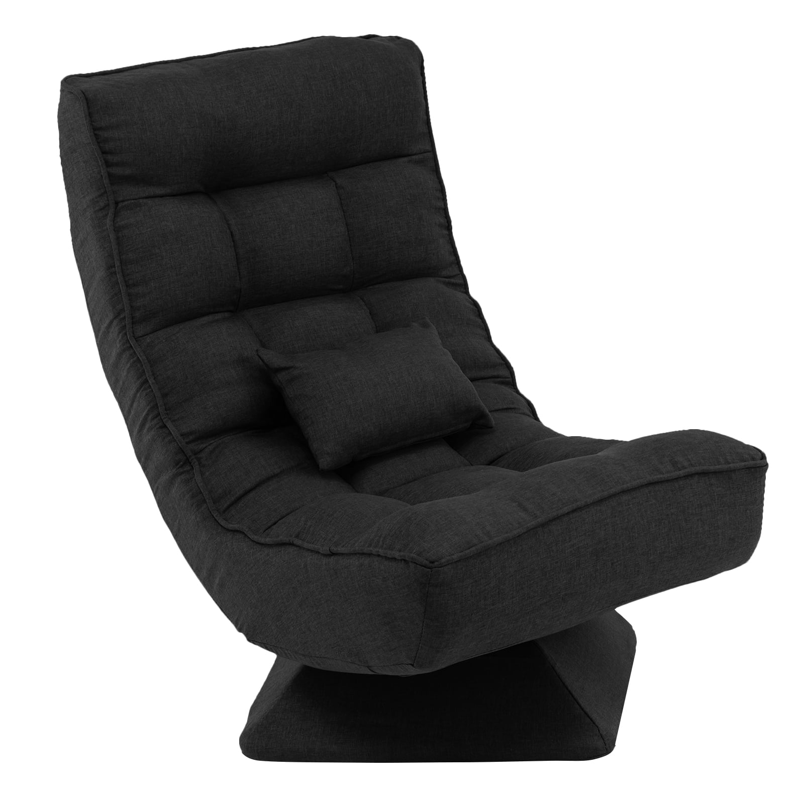 Giantex 360° Swivel Floor Sofa Chair, Compact Adjustable Floor Chair w ...