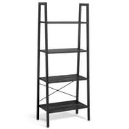 Walsunny 5 Tiers Bookshelf Classically Tall Bookcase Shelf Industrial ...