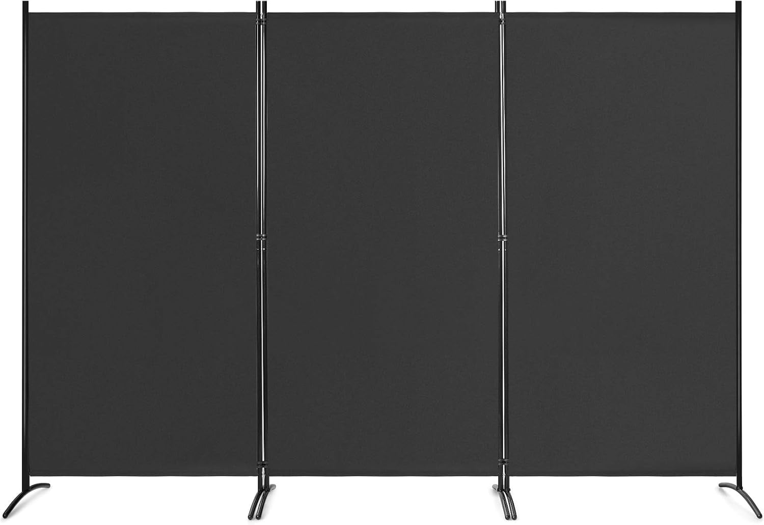 Giantex 6 Ft Tall 3 Panel Room Divider White, Lightweight Portable ...