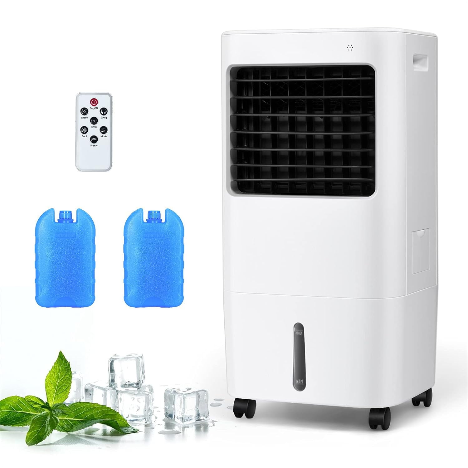 Giantex Air Cooler, Evaporative Cooler with 4 Speeds& 3 Modes, Fan ...