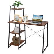 Costway 2 Tier Computer Desk: Multi-Use, Multifunctional with Spacious ...