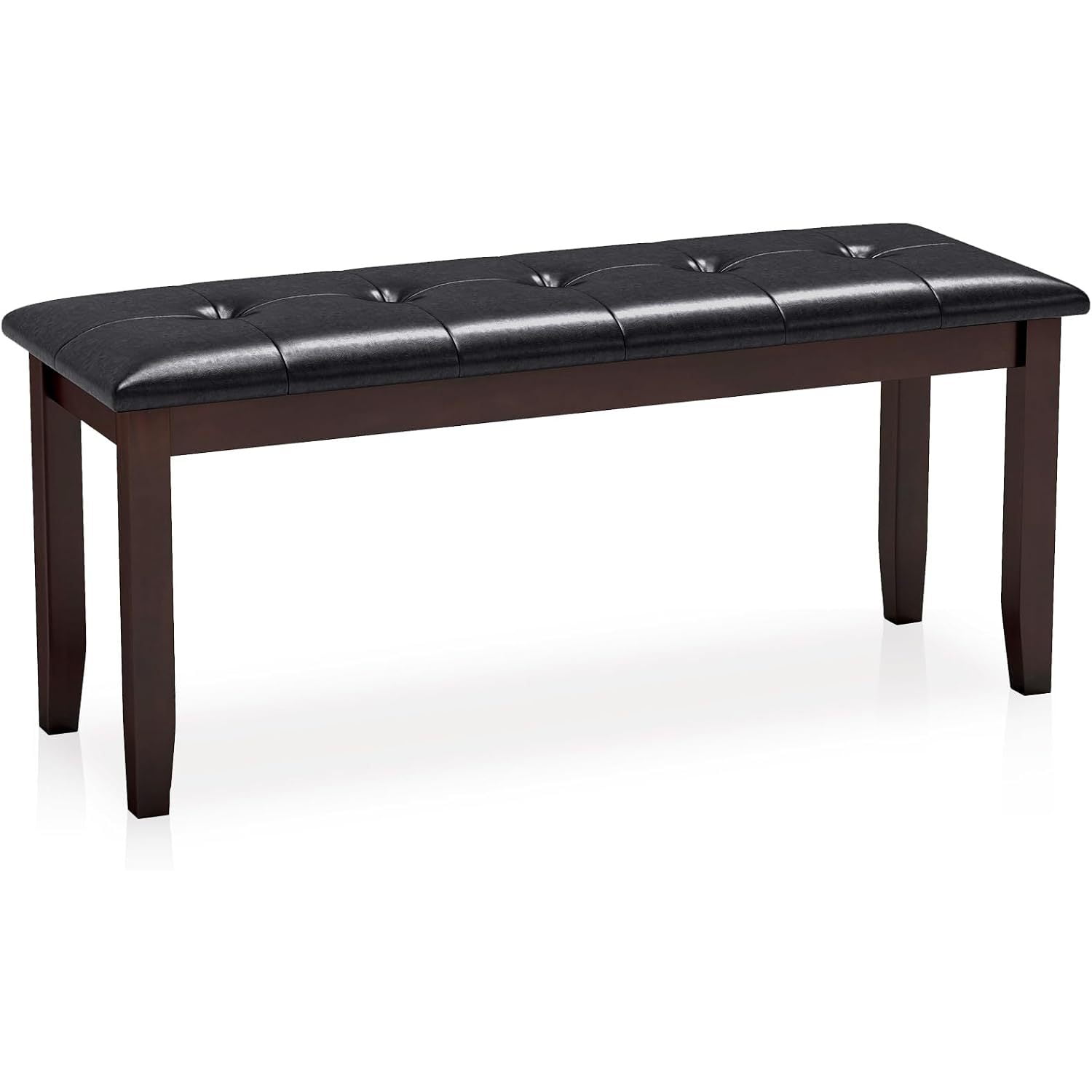Giantex Dining Room Bench, Traditional Upholstered Table Benches ...
