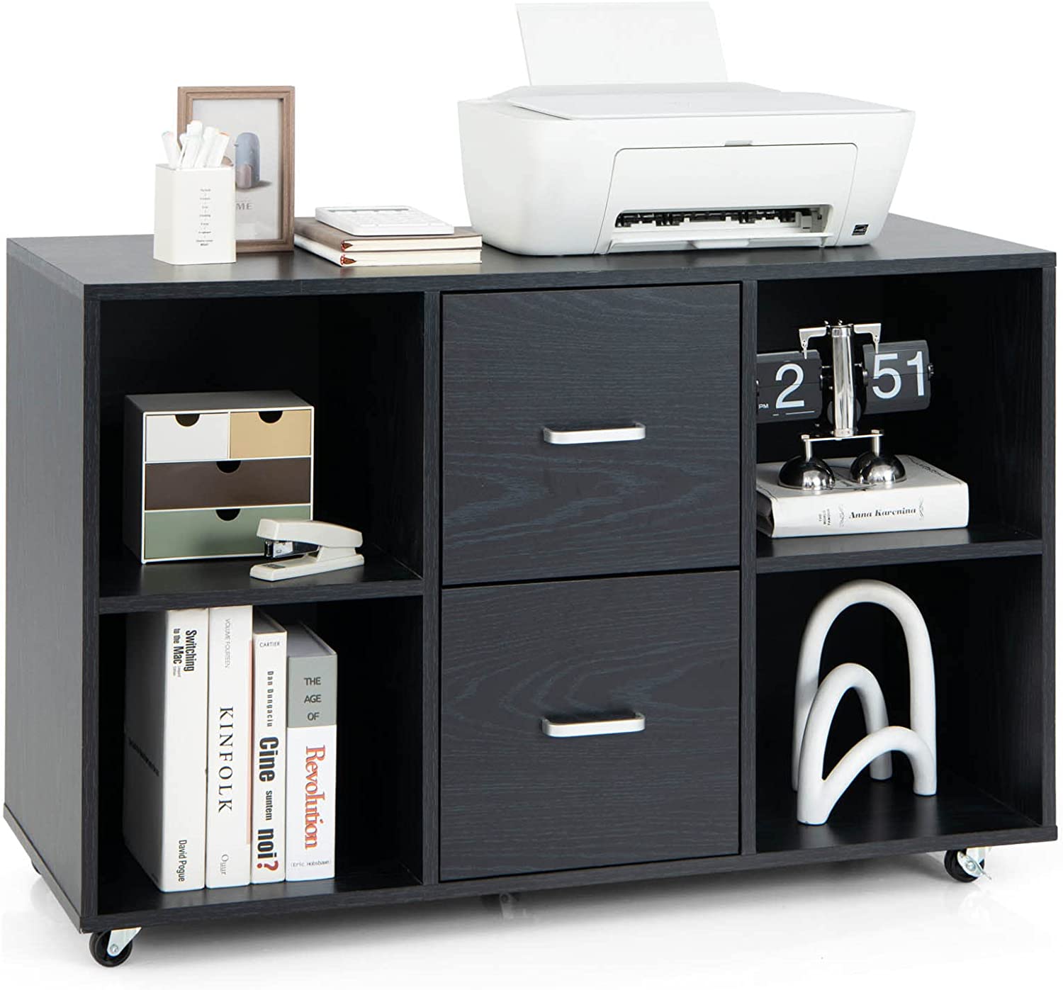 Giantex File Cabinet Office Organization - Filing Cabinet W/ 2 Drawers ...