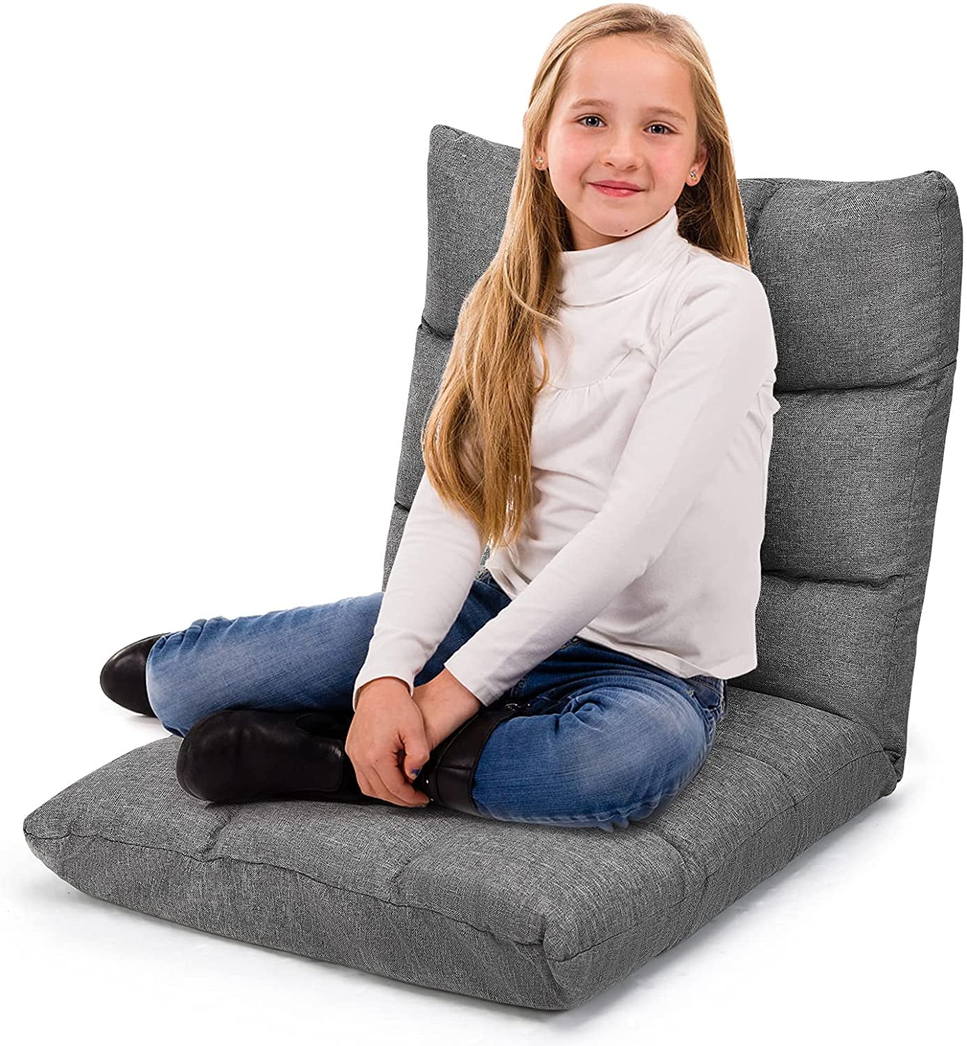 Giantex Floor Sofa Chair Video Gaming Chair with 14 Adjustable Position ...