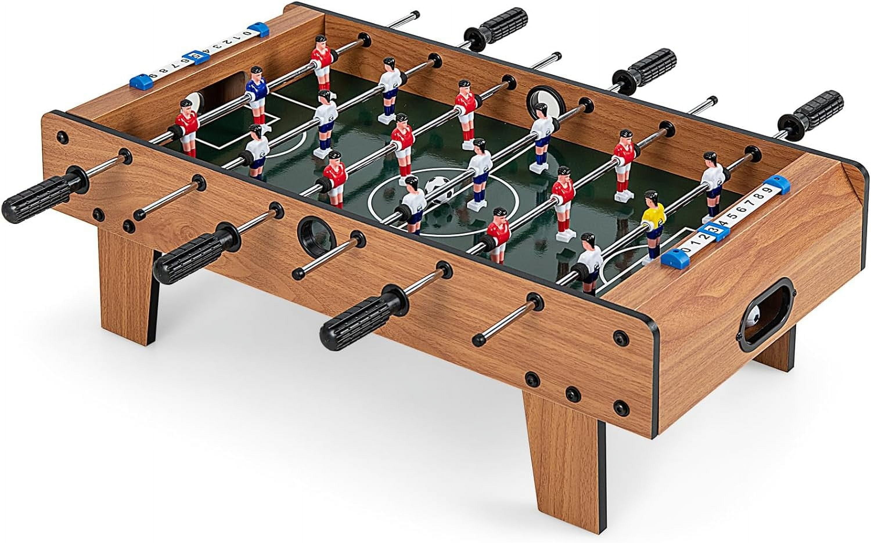 Giantex Foosball Table, 27in Mini Football Table Game w/ 2 Footballs ...