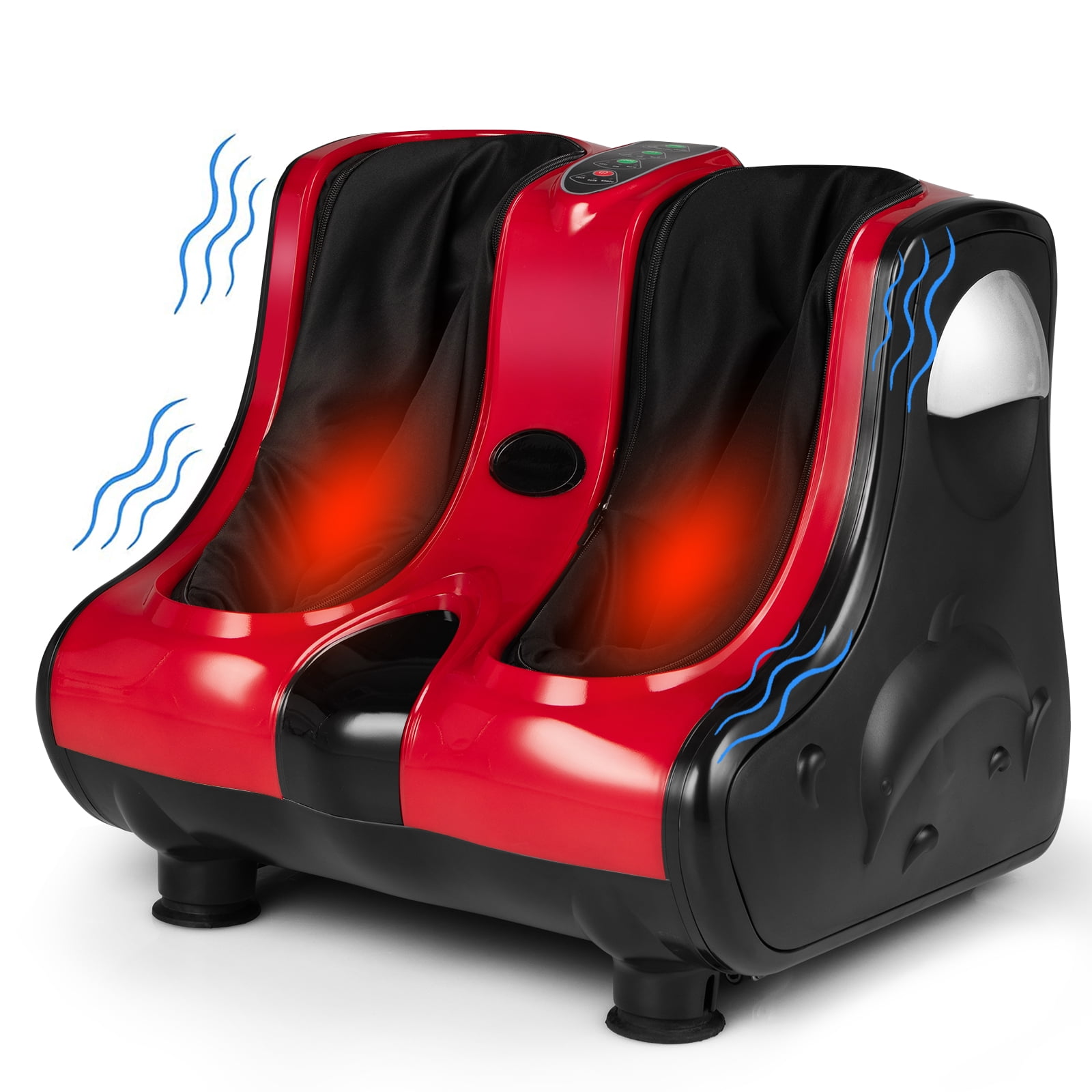 Giantex Foot & Calf Massager, Shiatsu Heated Electric Foot Massager W ...